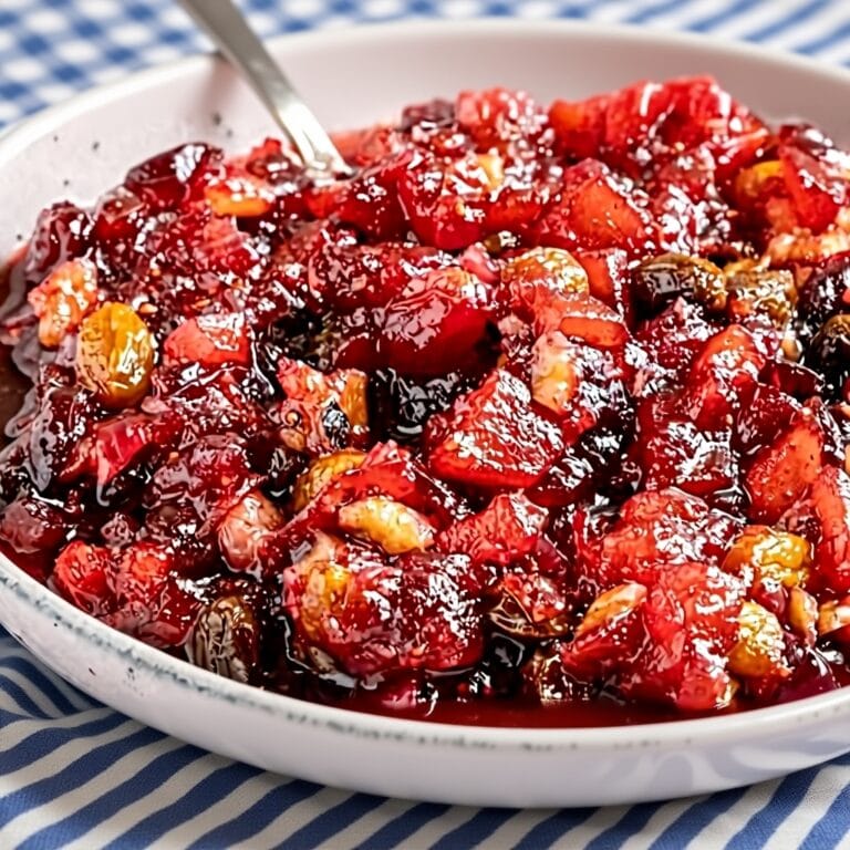 Cranberry Apple Chutney Recipe: Sweet & Tangy Holiday Side